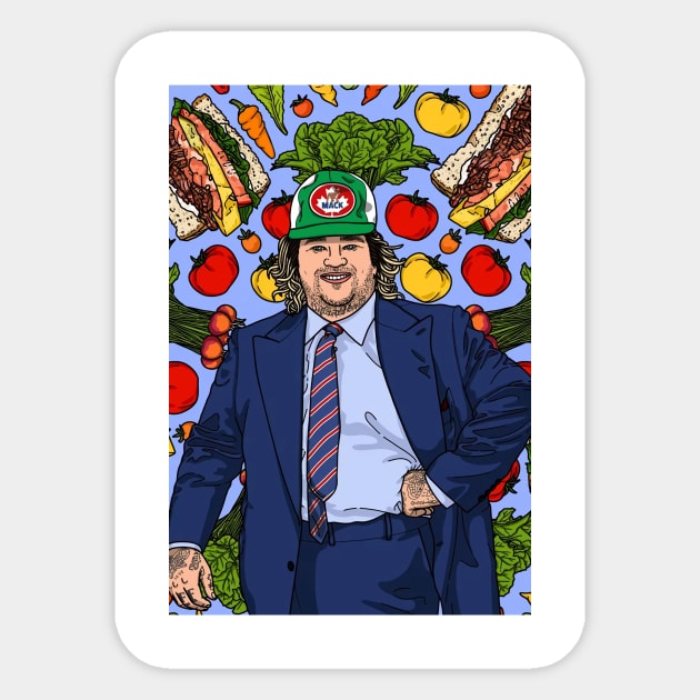 Matty Chef Canada Matheson Art Fruit Funny - Matty Matheson - Sticker ...
