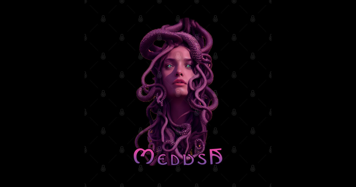 Lovecraftian Medusa - Medusa - Sticker | TeePublic