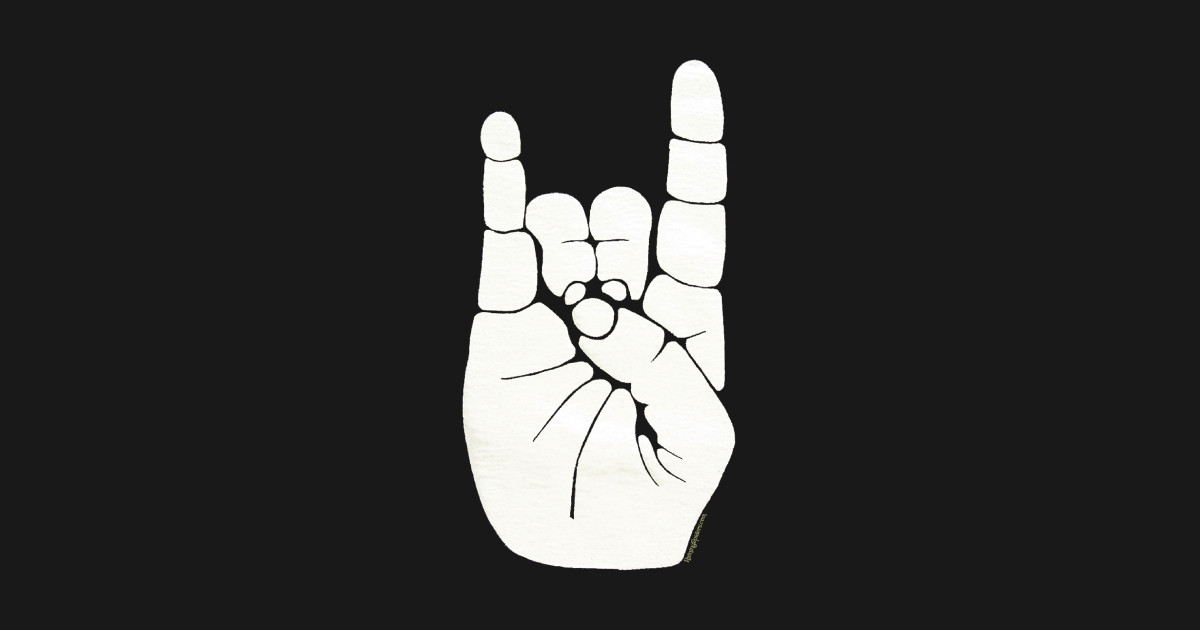 Devil Horns Heavy Metal Devil Horns T Shirt Teepublic