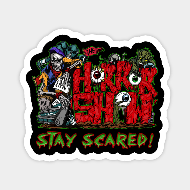 Season 6 Logo Stay Scared - Horror - Magnet | TeePublic