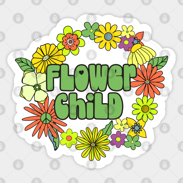 Card Making & Stationery Flower Child Sticker Papercraft Craft Supplies ...