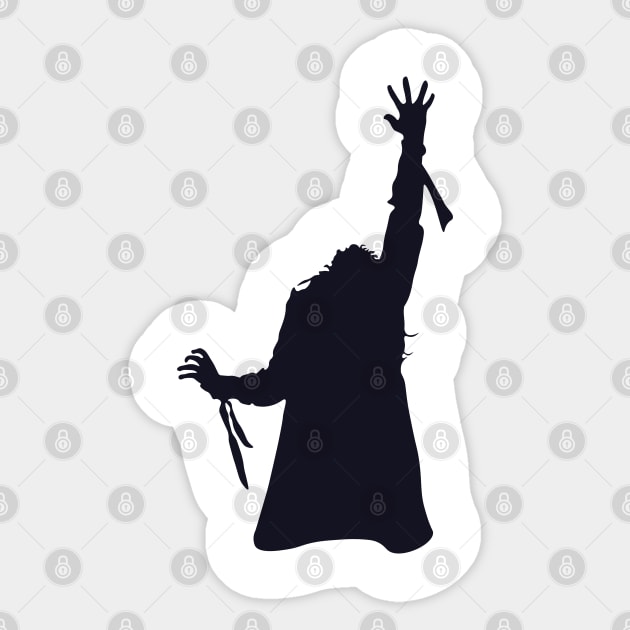 The Exorcist Silhouette - The Exorcist - Sticker | TeePublic