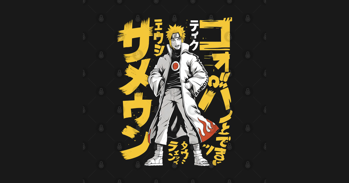 minato - naruto - Naruto - T-Shirt | TeePublic