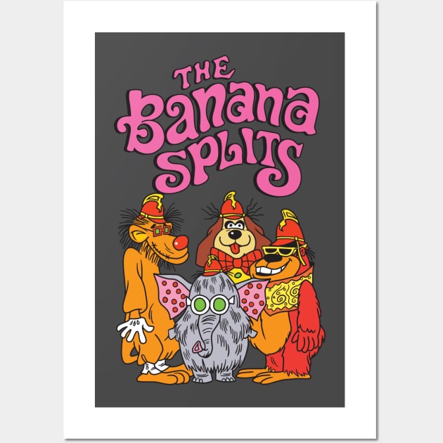 The Banana Splits Illustration - The Banana Splits - Posters and Art ...