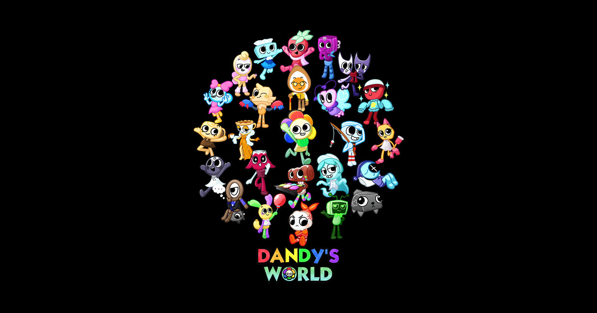 Dandy's World Characters _ Funny Dandys World - Dandys World - Posters ...