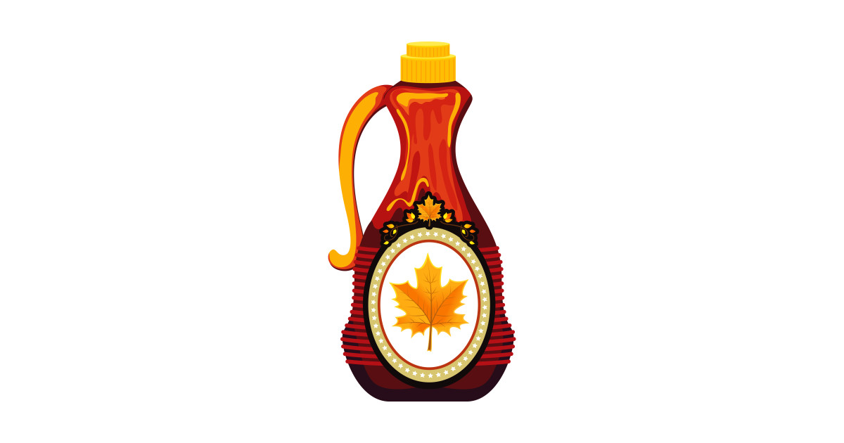 Cute Maple Syrup Bottle - Syrup - T-Shirt | TeePublic