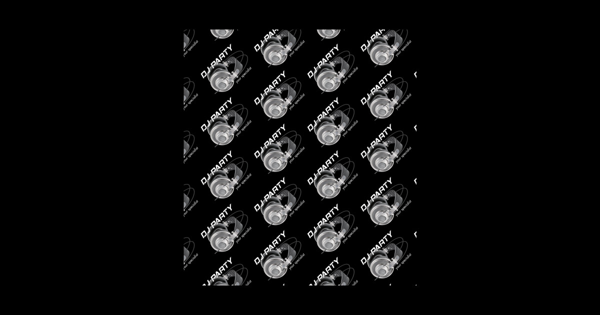 DJ Headphones, Party Specialist, music pattern - Djs - Tapestry | TeePublic
