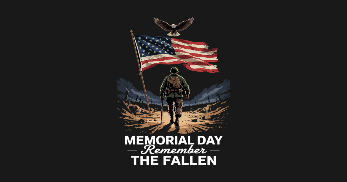 Memorial Day Remember The Fallen Father's Day Brush - Memorial Day ...
