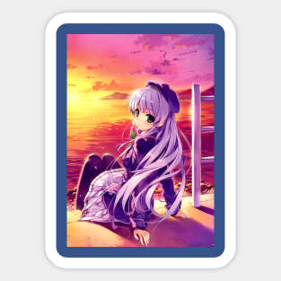 Japanese Anime Girl Senpai Anime Girl Stickers for Sale | TeePublic
