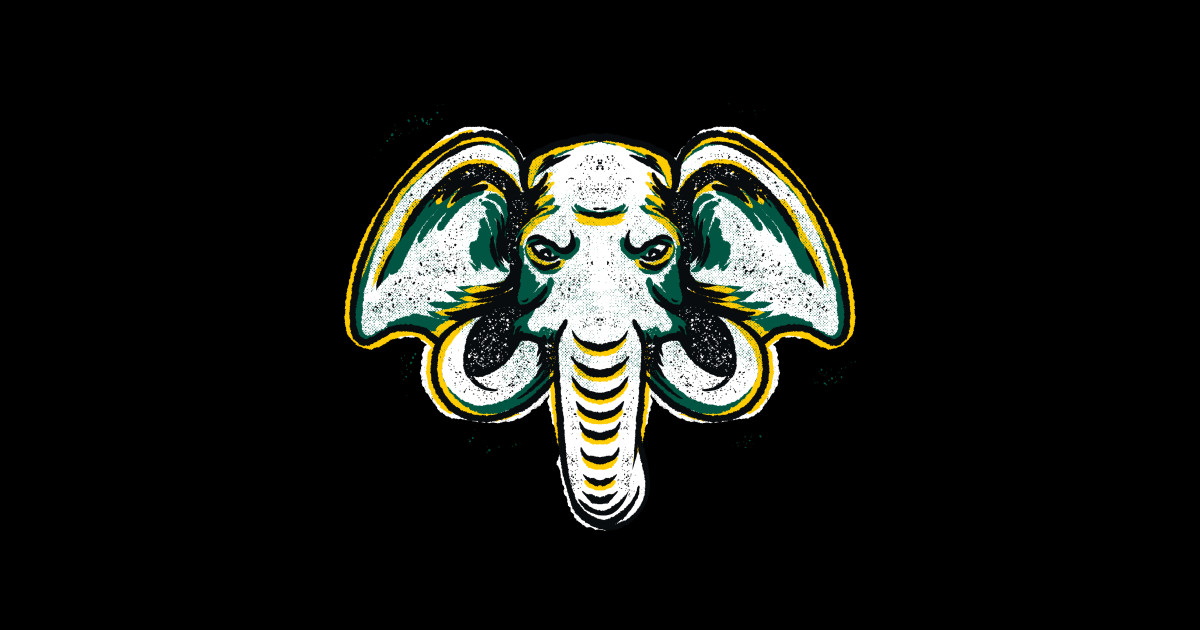 The Elephant - Baseball - Sticker | TeePublic