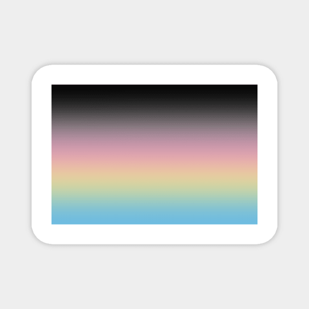 Polygender Pride Flag Gradient - Flag - Magnet | TeePublic