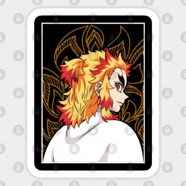 Rengoku Demon Slayer - Rengoku - Sticker | TeePublic