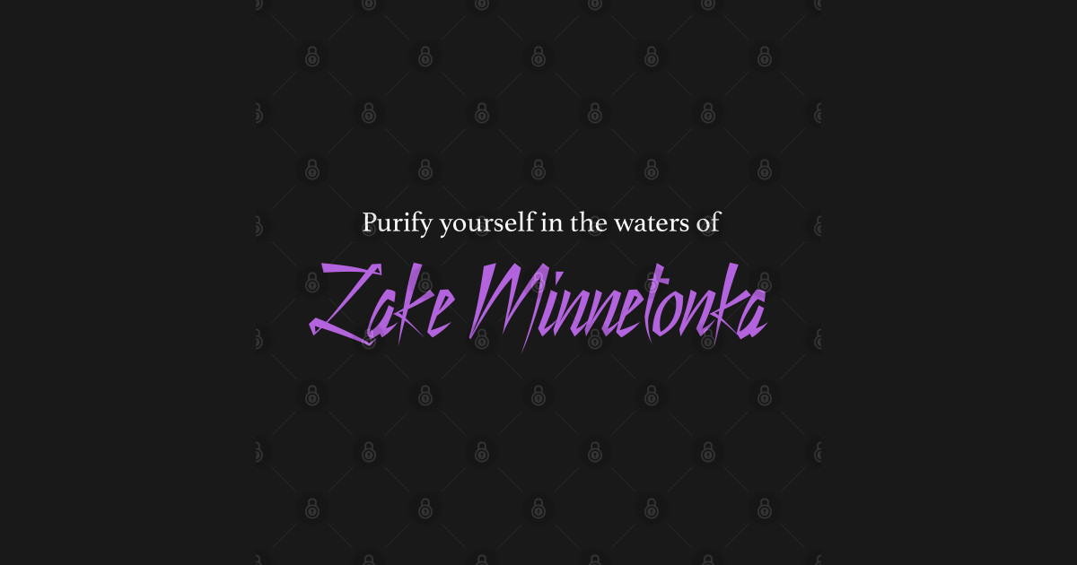 Purify yourself in the waters of Lake Minnetonka - Prince - T-Shirt ...