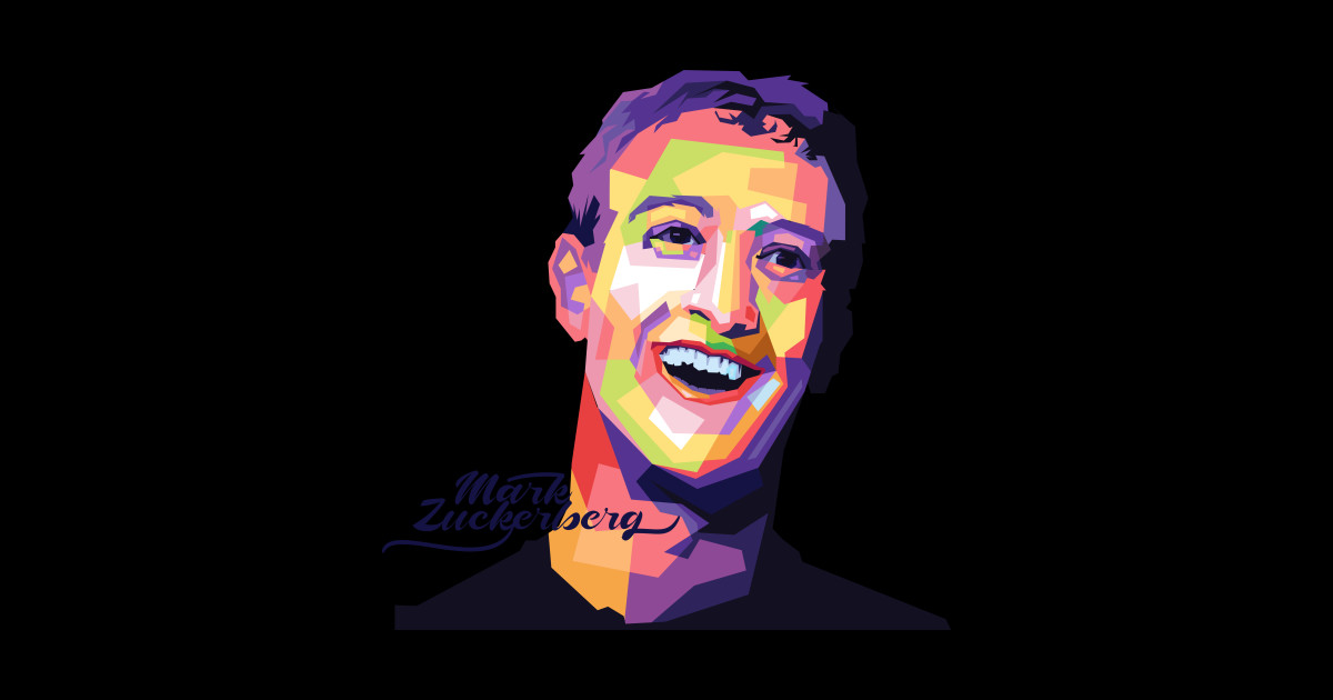 Marck zuckerberg pop art - Zuckerberg - Sticker | TeePublic