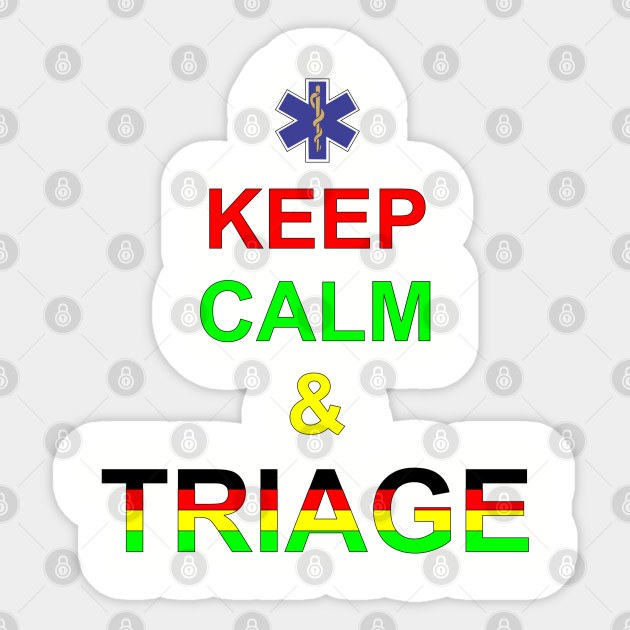 Triage EMT - Triage - Sticker | TeePublic