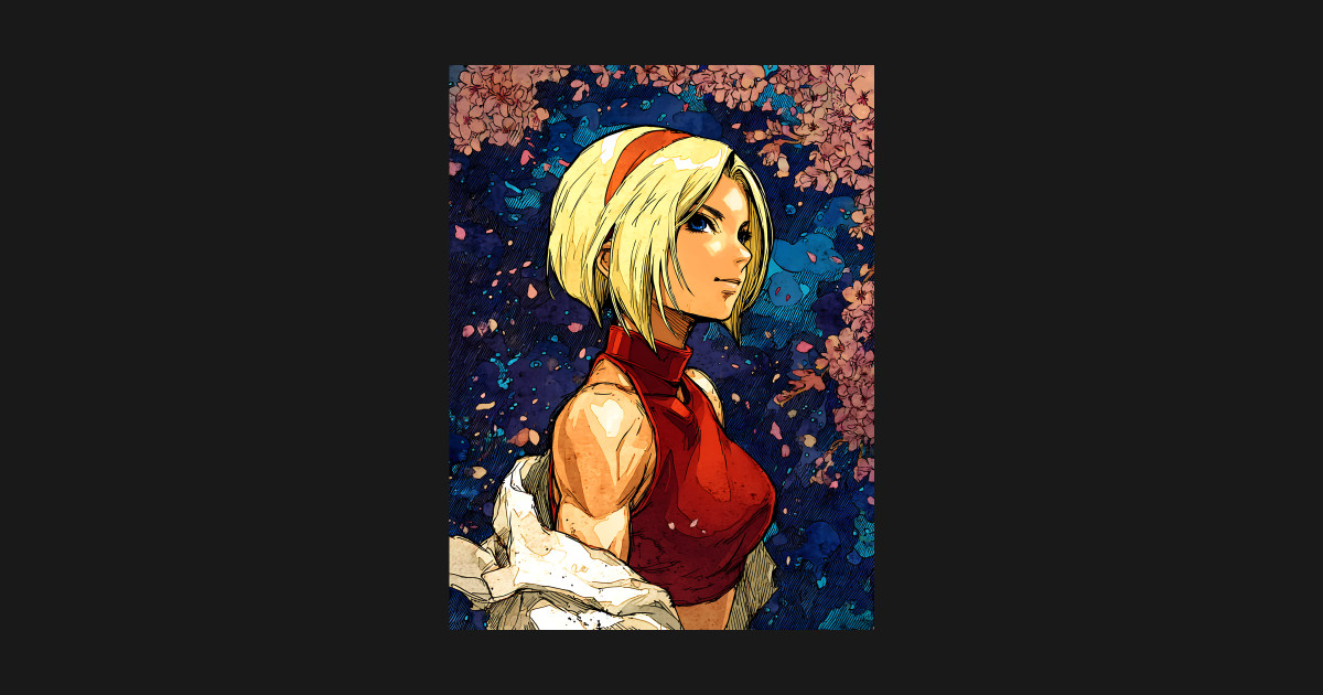 Blue Mary KOF Fatal Fury - Kof - T-Shirt | TeePublic