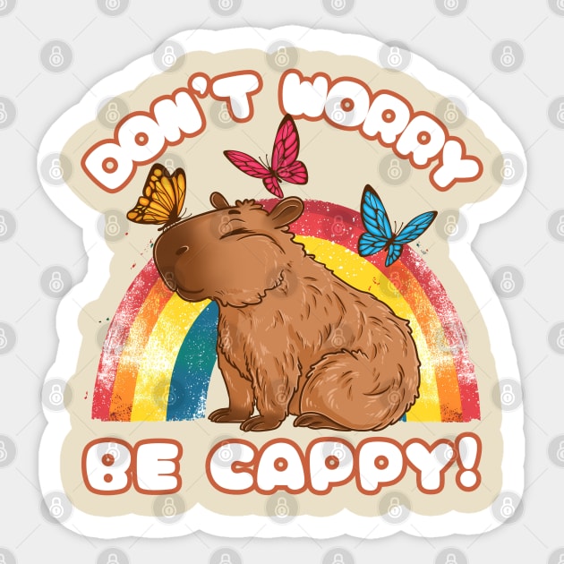 Dont-Worry-Be-Cappy - Dont Worry Be Cappy - Sticker | TeePublic