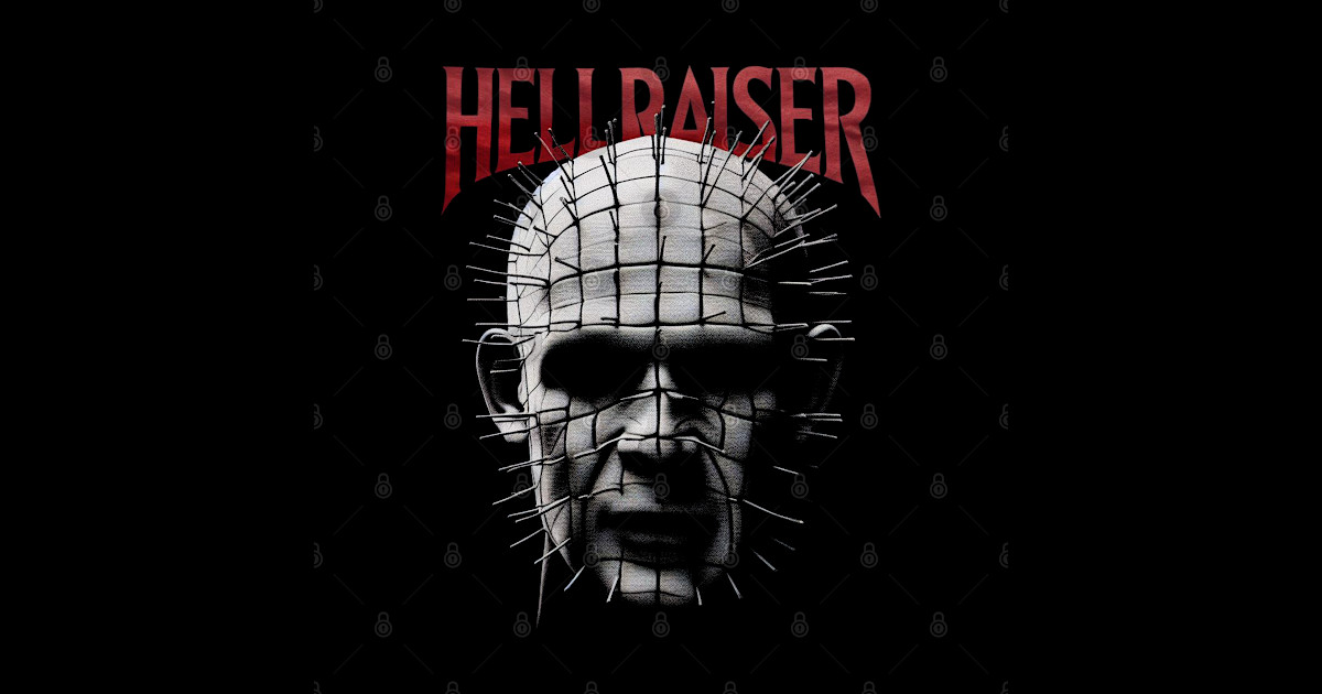 Hellbound Horror - Pinhead Hellraiser T-Shirt - Hellraiser - Sticker ...
