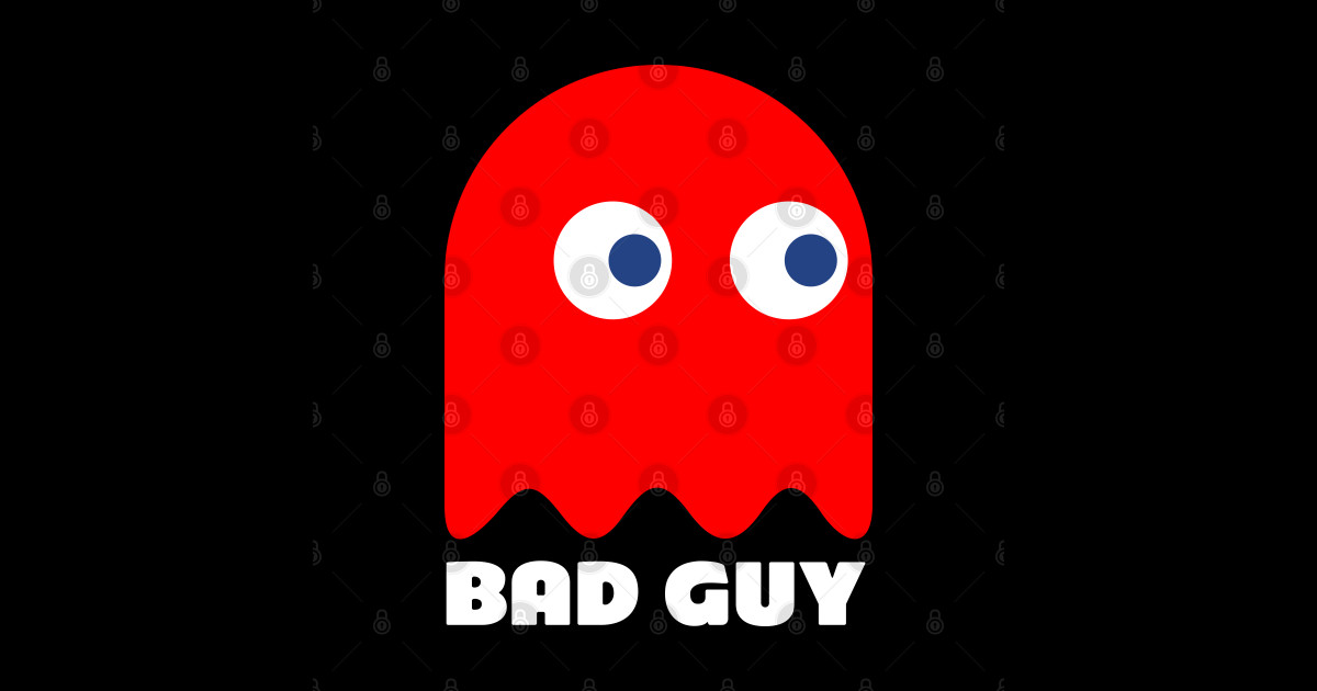 Pac-Man - Bad Guy - Pac Man - PacMan - Pac Man - Sticker | TeePublic