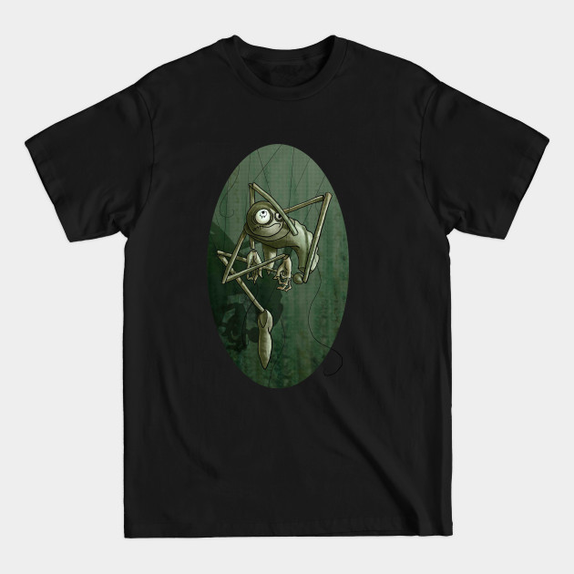 Puppet Scared Of The Dark - Scared - T-Shirt Designed & Sold By Dennis ...