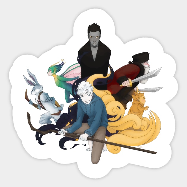 The Guardians - Rise Of The Guardians - Sticker | TeePublic