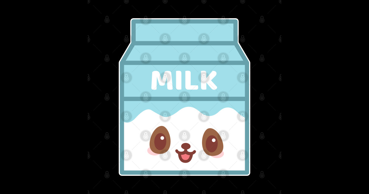 Milk box - Milk - Sticker | TeePublic