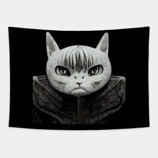 Guts Berserk Cat Meme Tapestries for Sale | TeePublic