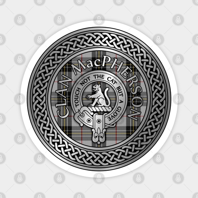 Clan MacPherson Crest & Tartan Knot - Macpherson - Magnet | TeePublic