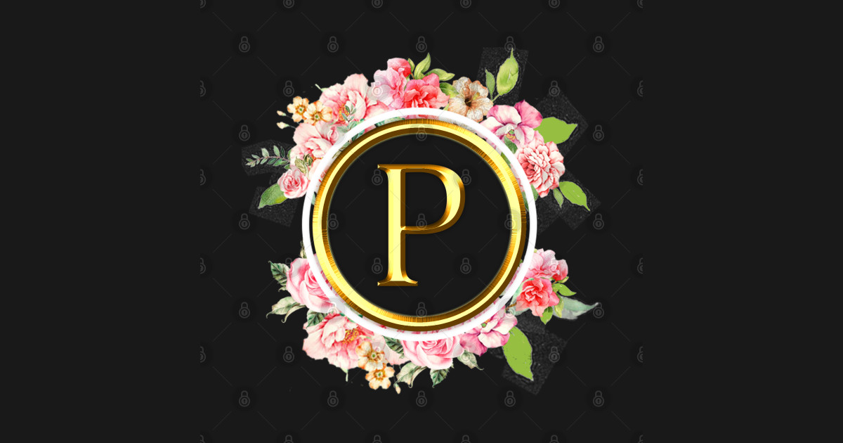 Letter P Shirt Alphabet Letter P Different Colors - Letter P Gift P ...