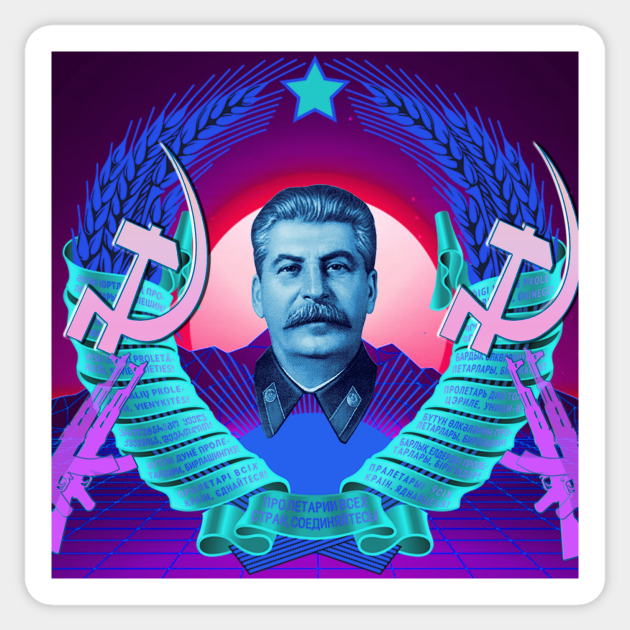 Stalin laborwave - Laborwave - Sticker | TeePublic