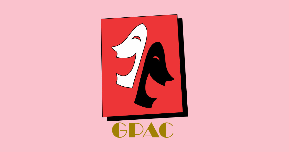 GPAC Logo Gold Text - Transparent - Gpac - T-Shirt | TeePublic