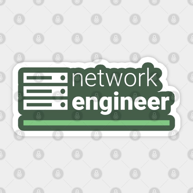 Network Engineer - Engineer - Sticker | TeePublic