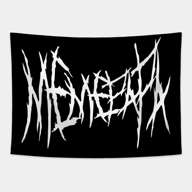 Meme Papa Metal Logo - Memeshirt - Tapestry | TeePublic