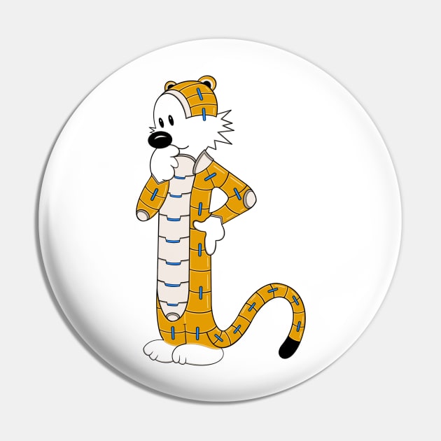 Mecha cyborg calvin - Mecha Cyborg Calvin And Hobbes - Pin | TeePublic