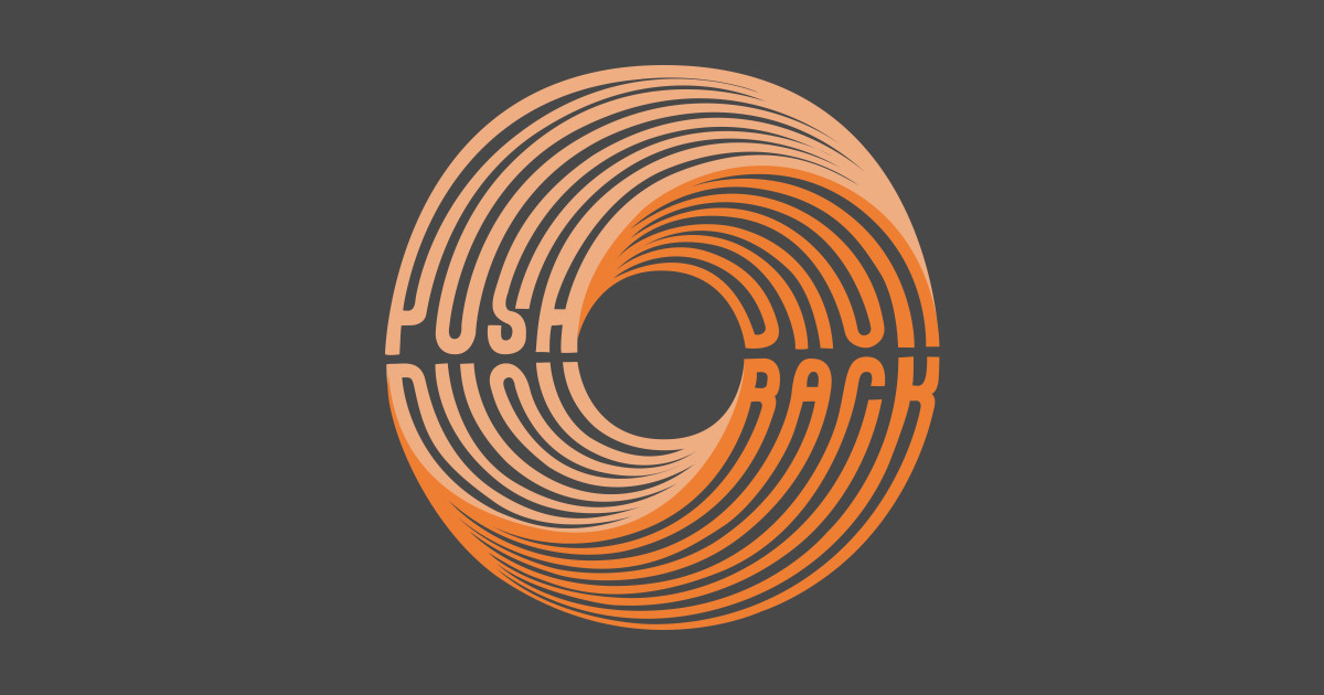 Push Back Swirl Text - Push Back Swirl Text - T-Shirt | TeePublic