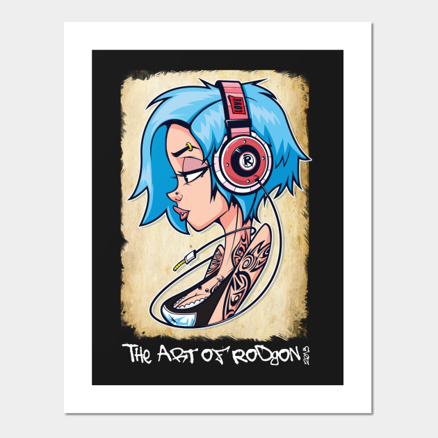 Art of Rodgon - tattoo pinup girl - Rodgon - Posters and Art Prints ...