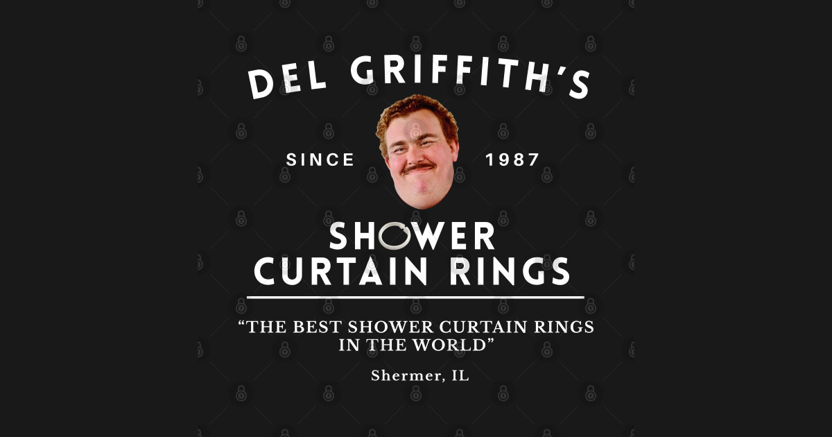 Del Griffith's Shower Curtain Rings - Planes Trains And Automobiles - T ...