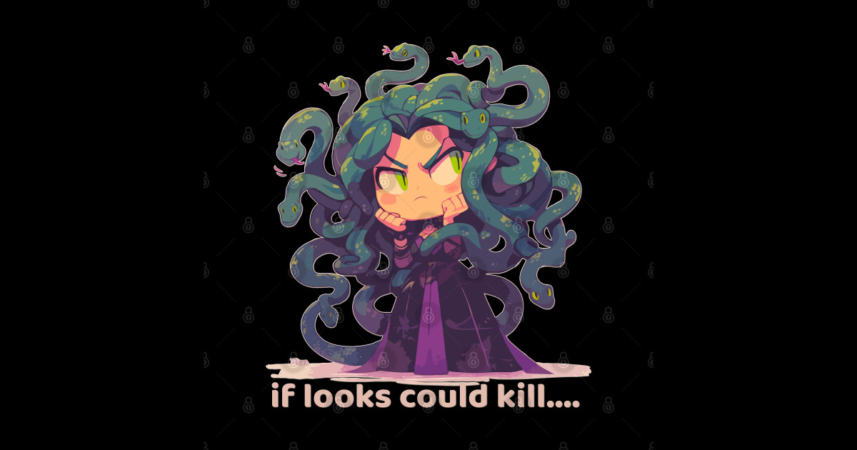 If Looks Could Kill... Super Cute Chibi Anime Gorgon Medusa - Medusa ...