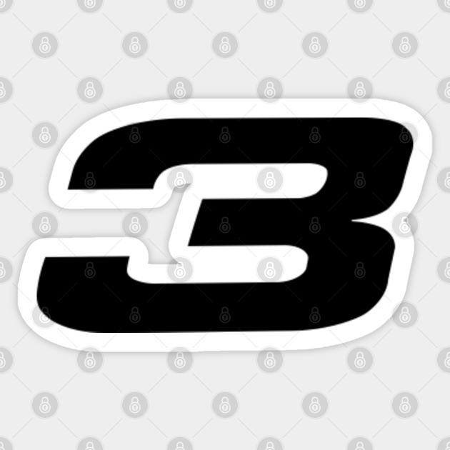 Daniel Ricciardo 3 - 2023 Racing Number - Black v2 - Daniel Ricciardo ...