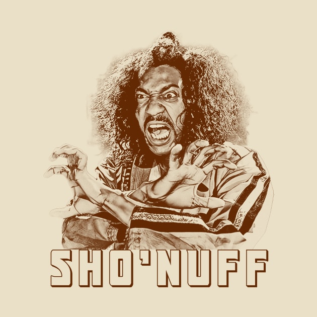 Sho'Nuff - retro vintage sketches - Sho Nuff - T-Shirt | TeePublic
