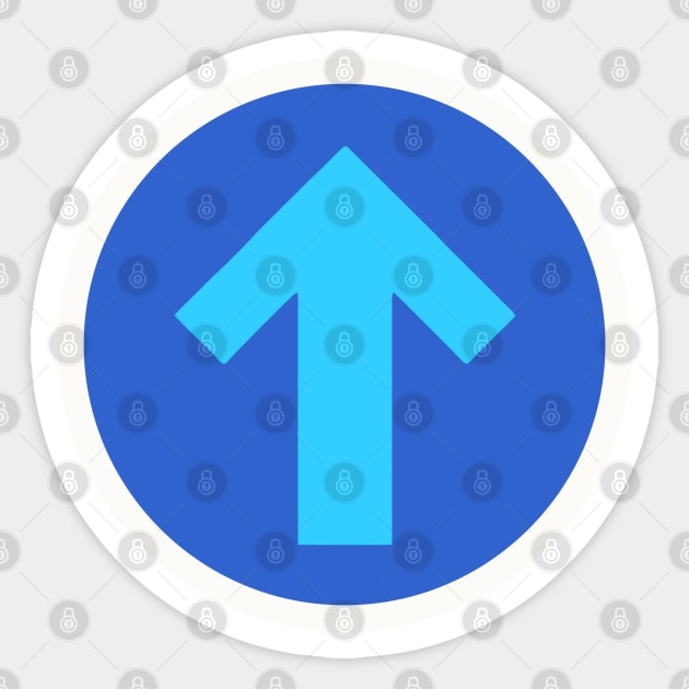 Who Mod Arrow Symbol - Brit Rock - Sticker | TeePublic