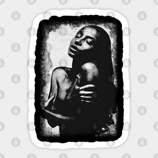 Sade - 80s 90s Distressed Vintage Style - Sade - Sticker | TeePublic