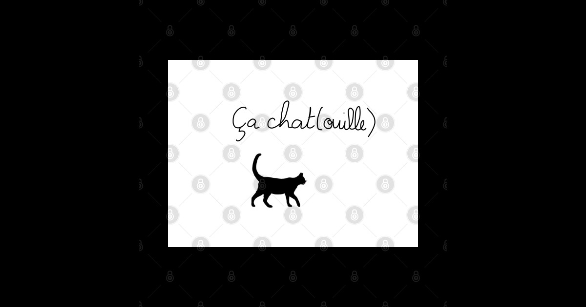 That tickles - Cat Tickle Quote Black Animal Animals P - Sticker ...