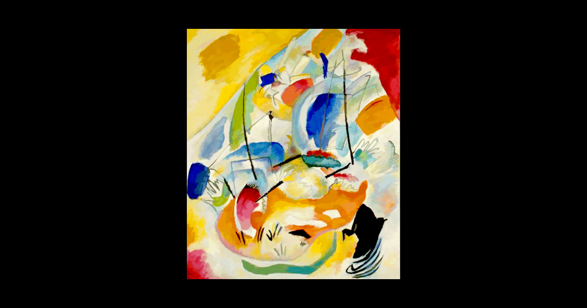 Kandinsky, Sea Battle 1913 - Kandinsky - Posters and Art Prints | TeePublic