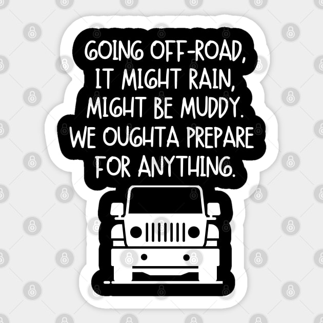 Going off-road - Off Roading - Sticker | TeePublic