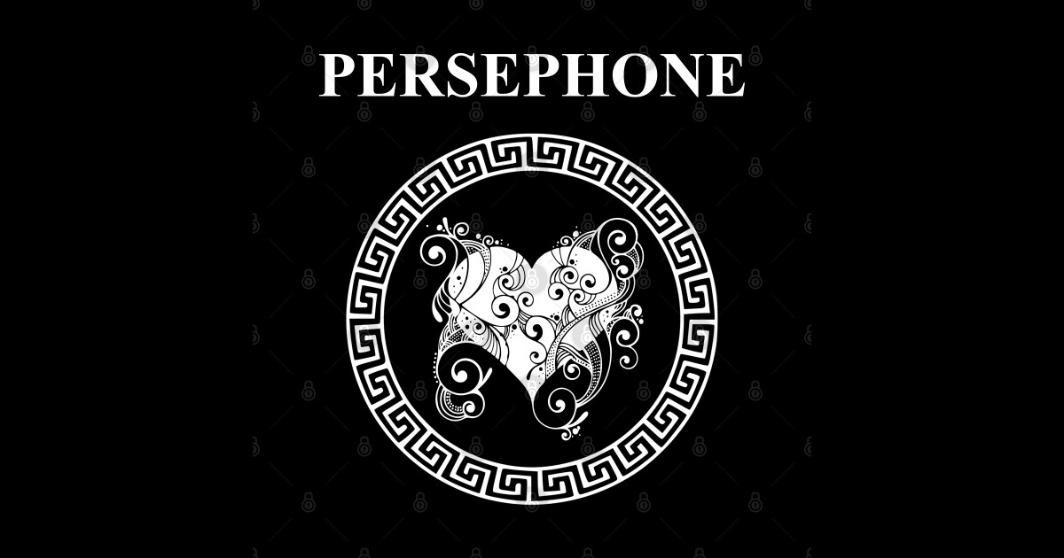 Persephone Ancient Greek Goddess Symbol - Persephone - Sticker | TeePublic