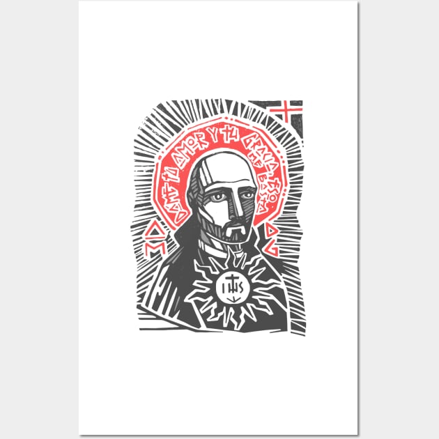 Saint Ignatius of Loyola hand drawn illustration - Hand Drawn Vector ...