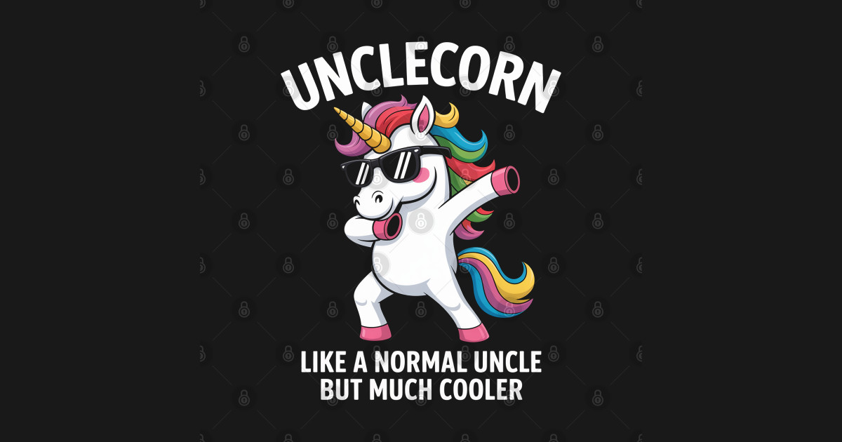 UncleCorn Cute Unicorn Uncle Niece Fun Match Up - Unclecorn Cute ...