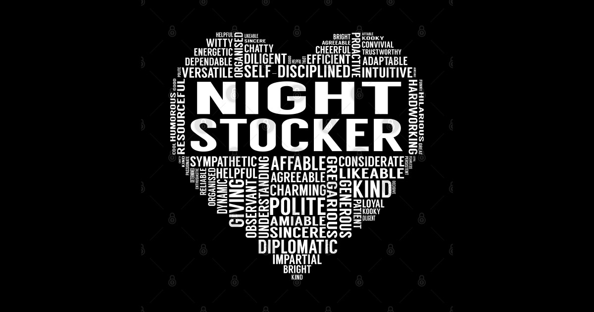 Night Stocker Heart - Night Stocker - Sticker | TeePublic