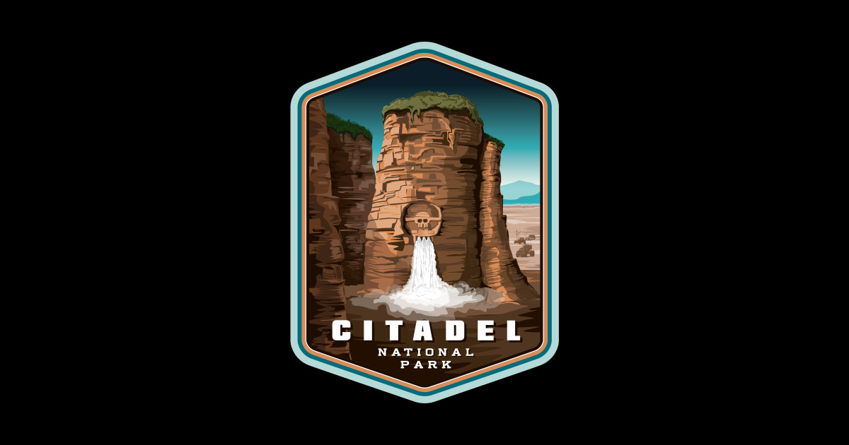 Citadel National Park - Fury Road - Sticker | TeePublic